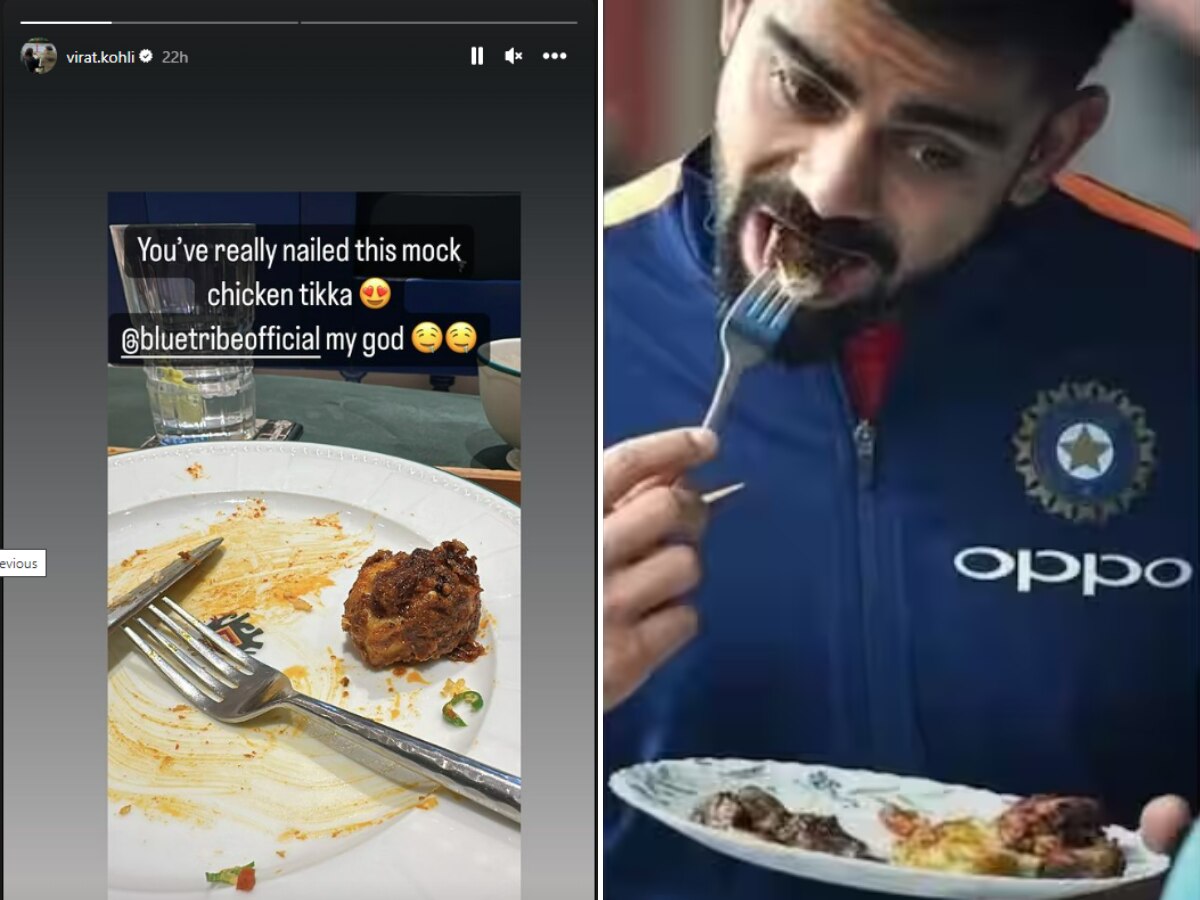 Virat Kohli Again started eating Non Veg shared story on Instagram ...