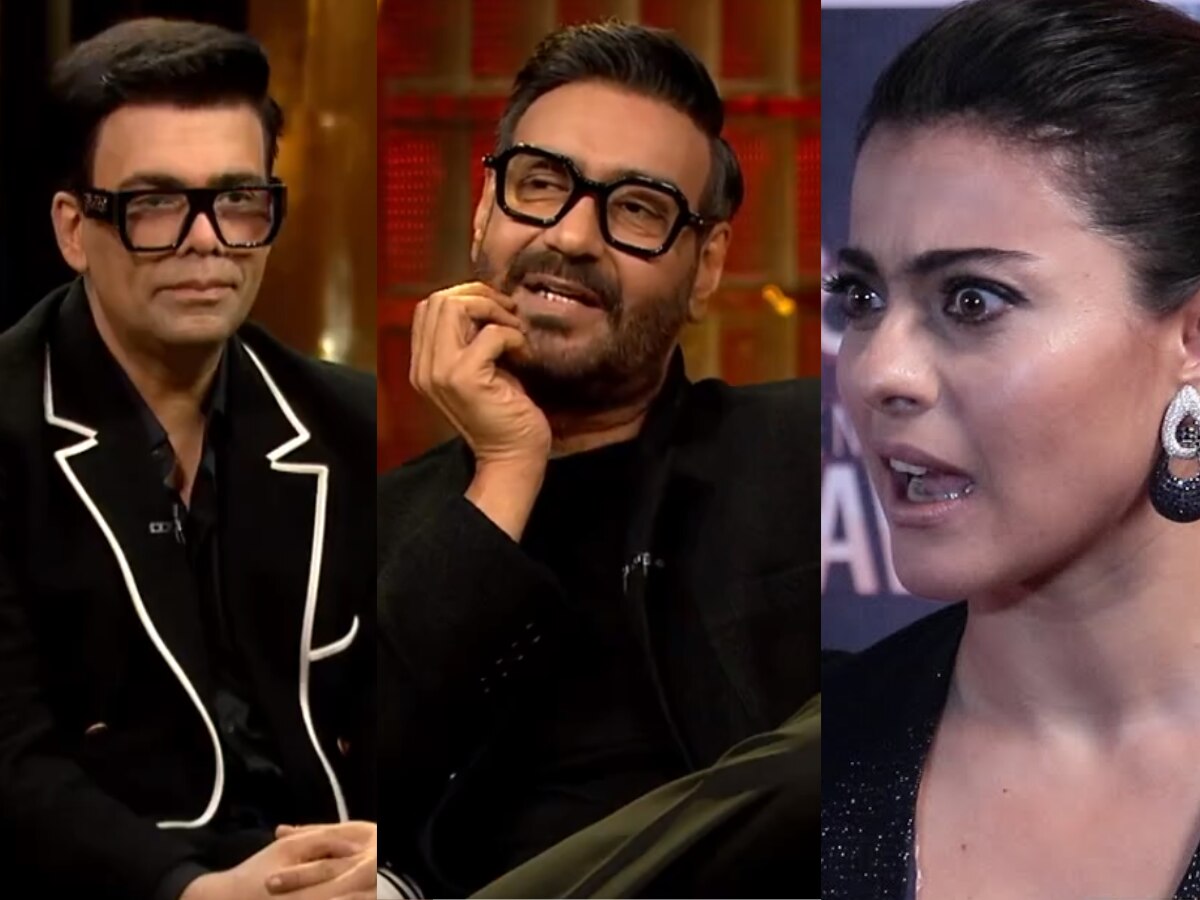 Ajay Devgan surprice reply on kajol question on Koffee With Karan Season 8 Promo with Rohit ...