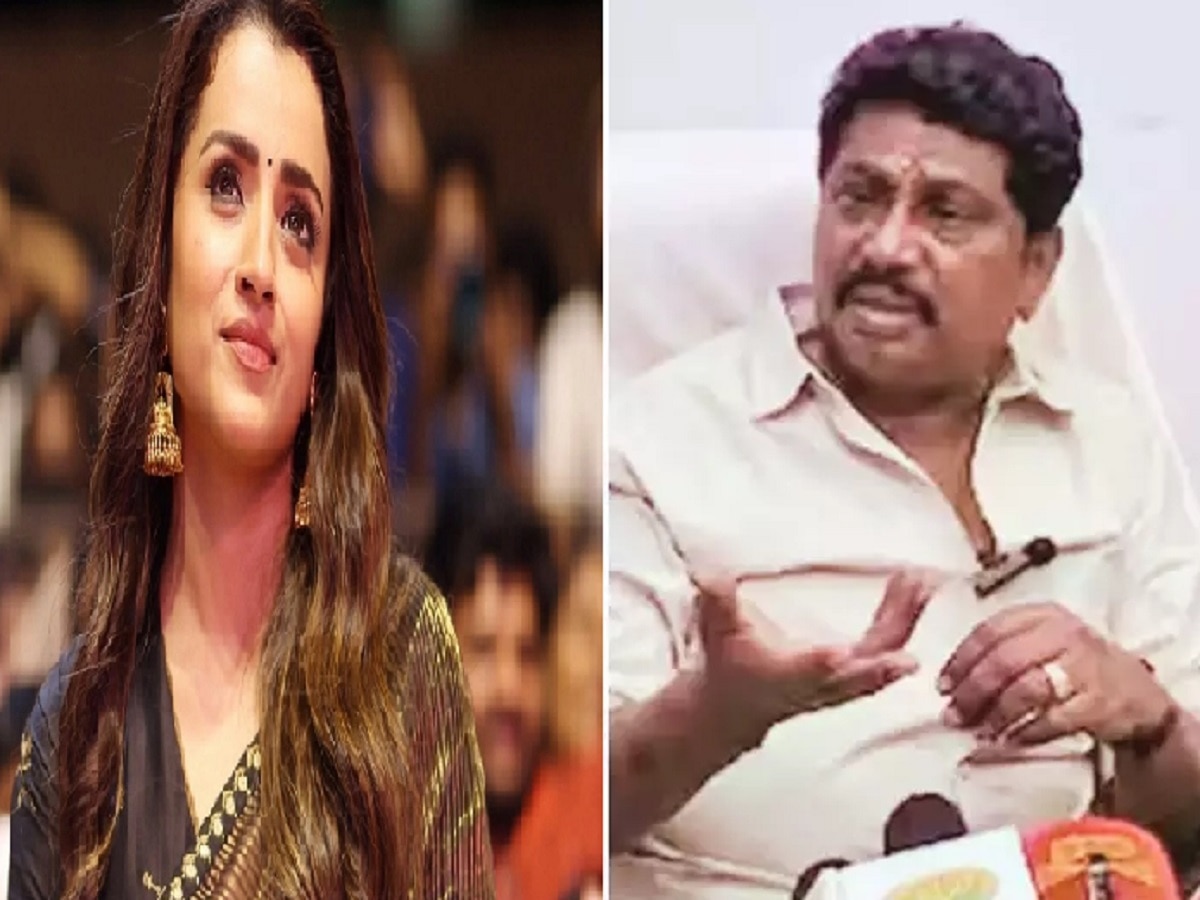 Actress Trisha Krishnan got angry at the leaders obscene statement ...