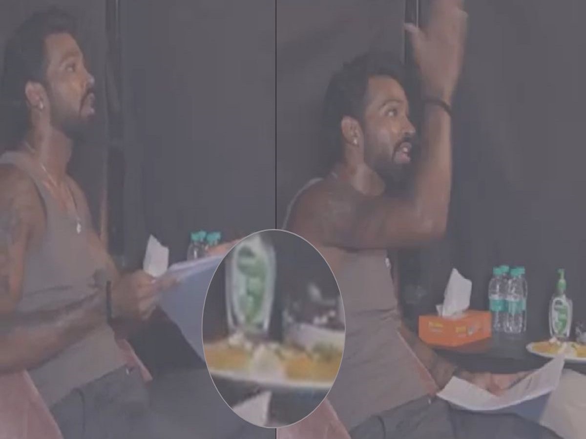 cricket team india allrounder hardik pandya angry during shoot video viral