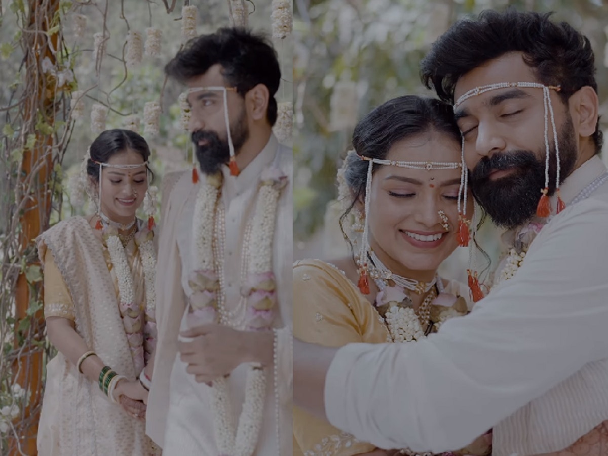 Actress Titiksha Tawde and actor Siddharth Bodke got married