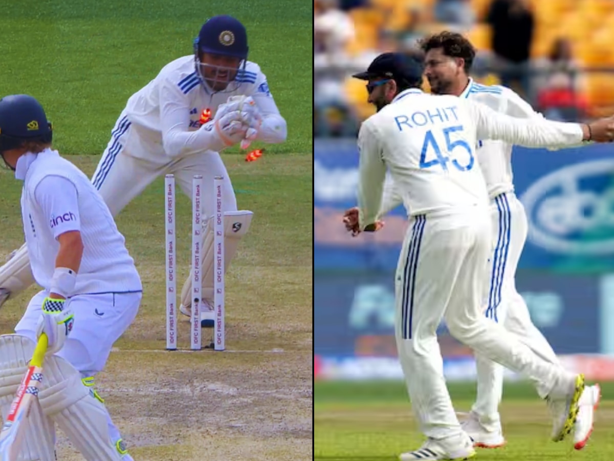Ind vs Eng : ध्रुव जुरैल निघाला धोनीपेक्षा 'शहाणा', कुलदीपच्या जाळ्यात ... Ind vs Eng : ध्रुव जुरैल निघाला धोनीपेक्षा 'शहाणा', कुलदीपच्या जाळ्यात ...