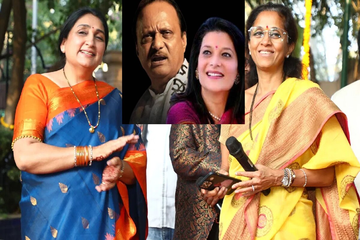 नणंद-भावजयीमधल्या लढाईत वहिनींची एन्ट्री, अजित पवारांच्या सख्ख्या वहिनी ...