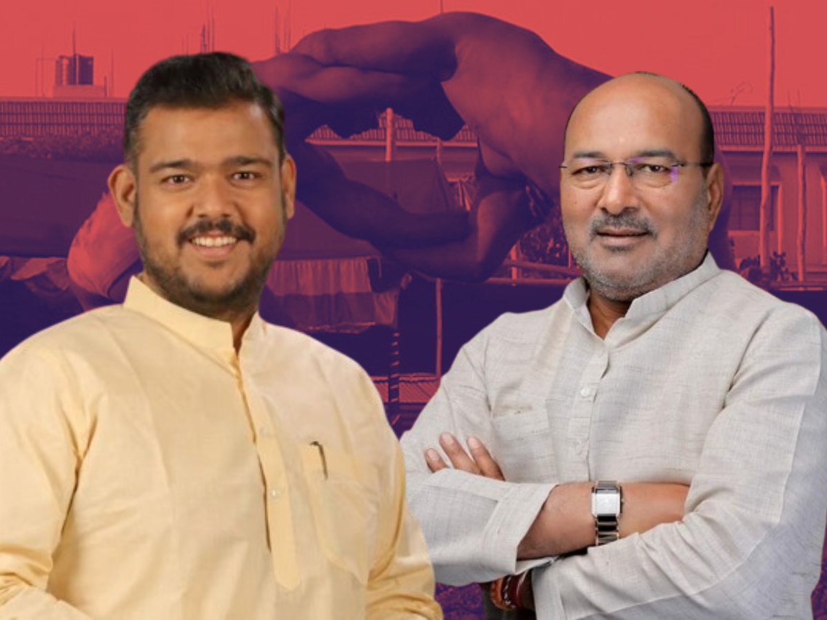 Sangli Loksabha : 'होऊन जाऊदे कुस्ती, ताकद असेल तर...', सांगलीच्या आखाड्यात दोन्ही पाटलांनी ...