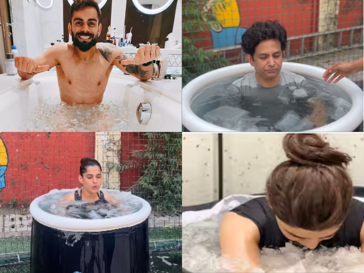 बॉलिवूड सेलिब्रिटी ते मराठी कलाकरांना लागलंय आईस बाथचं वेड | Bollywood ...
