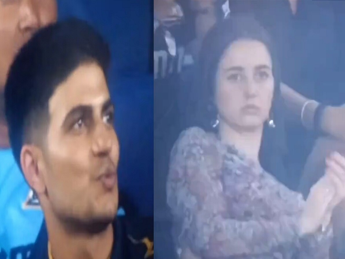ipl 2024 mystery girl in gt vs pbks match shubman gill funny expression ...
