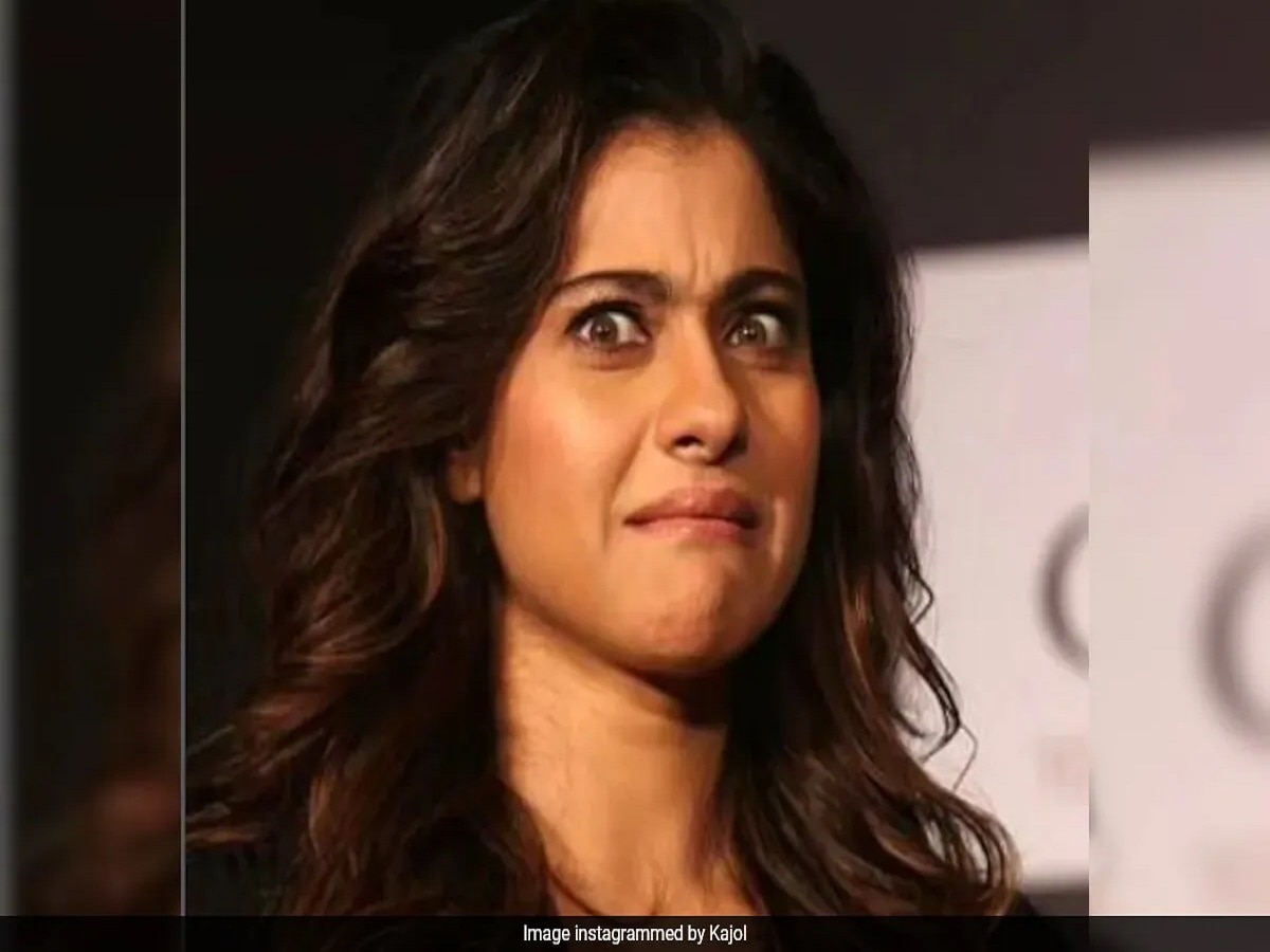 actress Kajol falls nose-to-mouth The video went viral