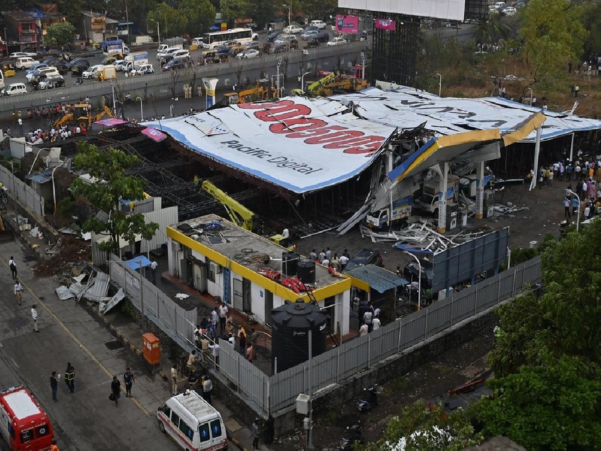 Mumbai Hording Accident: घाटकोपर होर्डिंग दुर्घटनेप्रकरणी गुन्हा दाखल ...