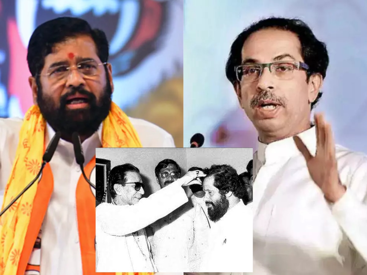 Loksabha Election 2024 Eknath Shinde Vs Uddhav Thackeray on Aanand Dighe;आनंद दिघेंवरुन पुन्हा ...