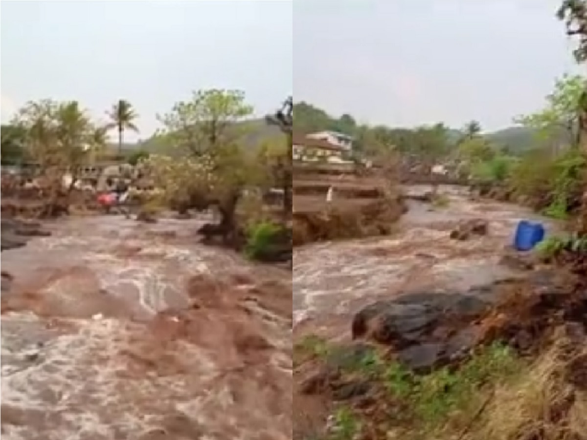 कोकणात ढगफुटी! चिपळुणच्या अनारी गावात पडला धडकी भरवणारा पाऊस ...