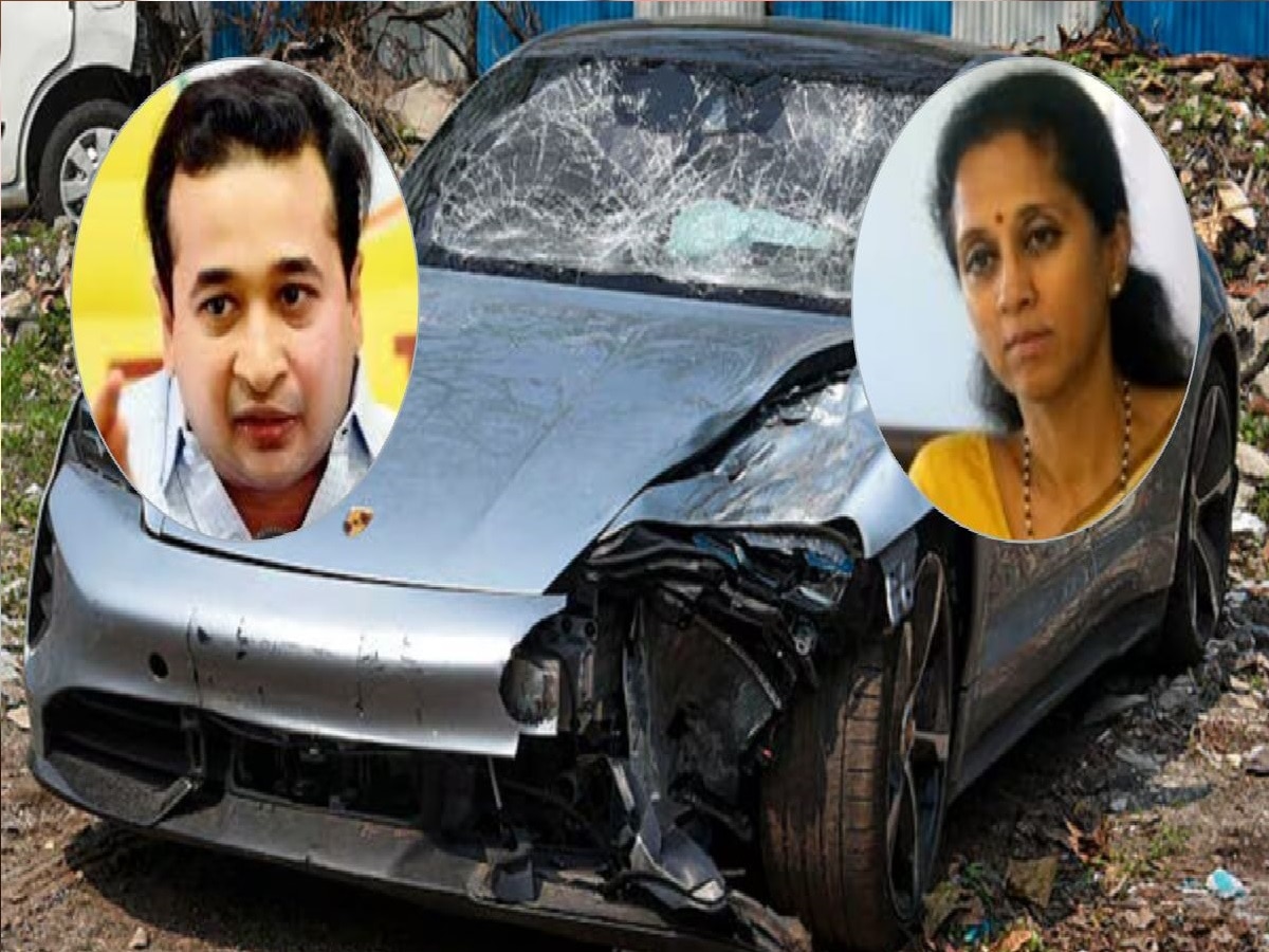 Pune porsche accident case bjp mla nitesh rane accuses supriya sule ...