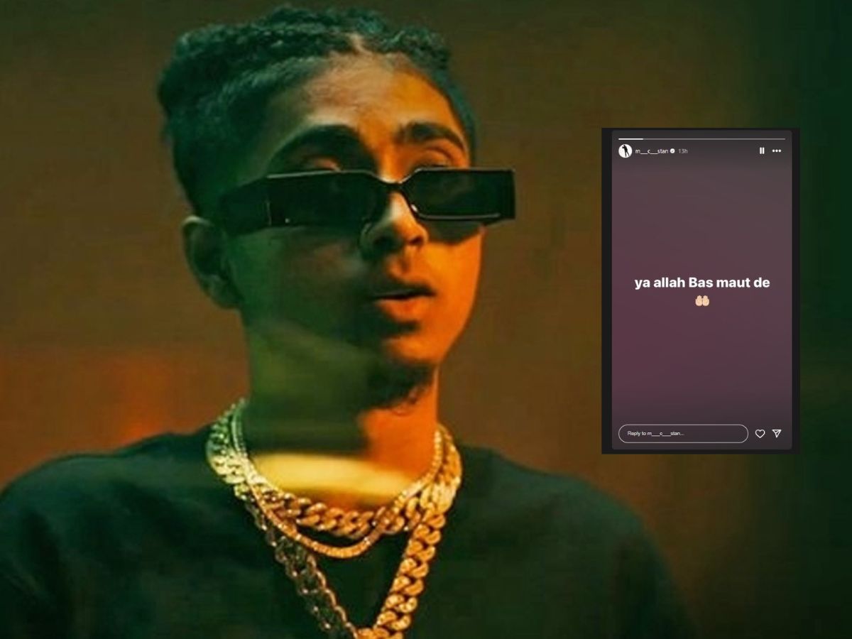 'अल्लाह फक्त मृत्यू दे', एमसी स्टॅनच्या पोस्टनं चाहत्यांना बसला धक्का ...
