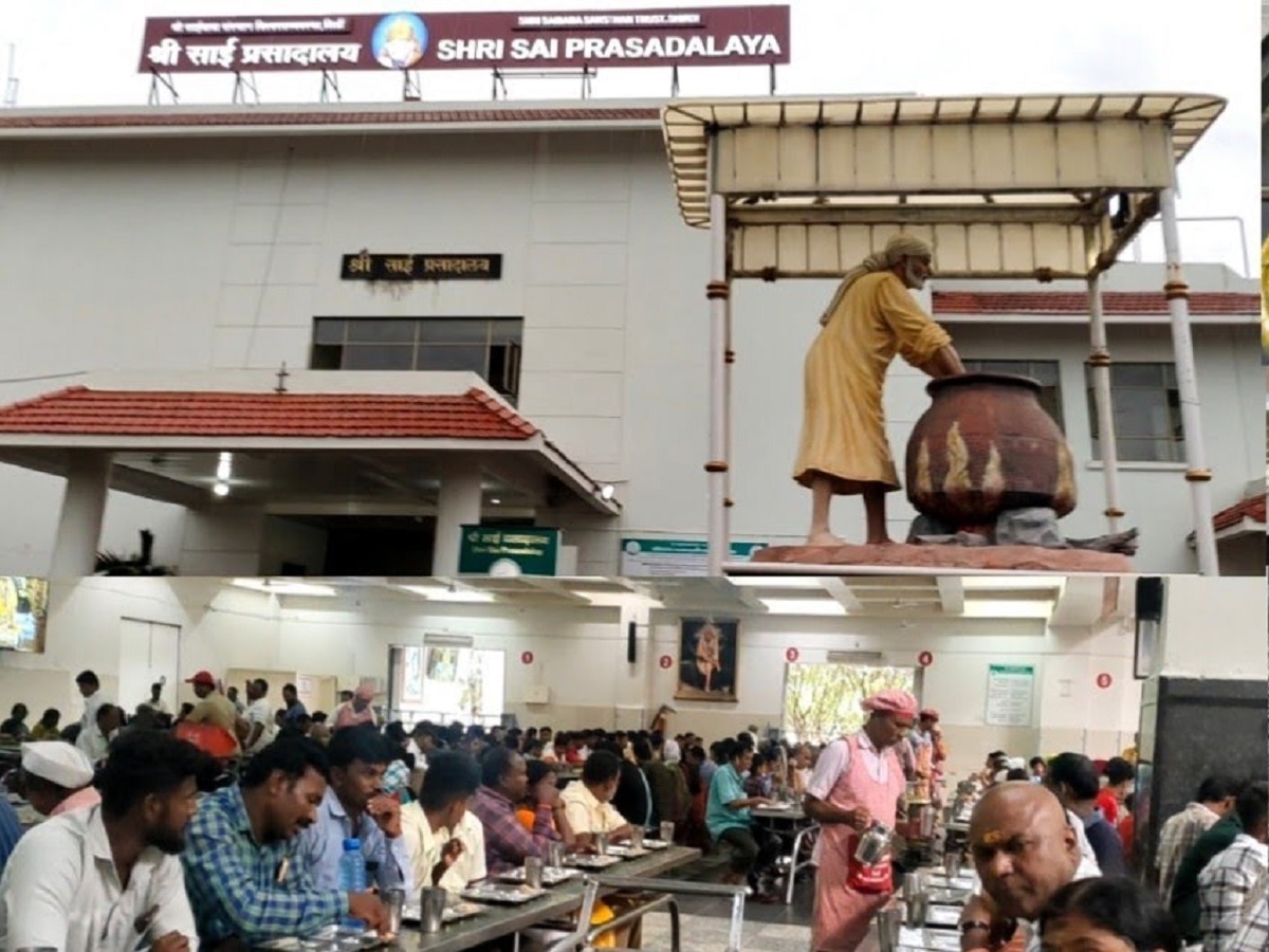 महाराष्ट्रातील प्रसिद्ध साई प्रसादालयात आहे भारतातील सर्वात मोठा किचन ...