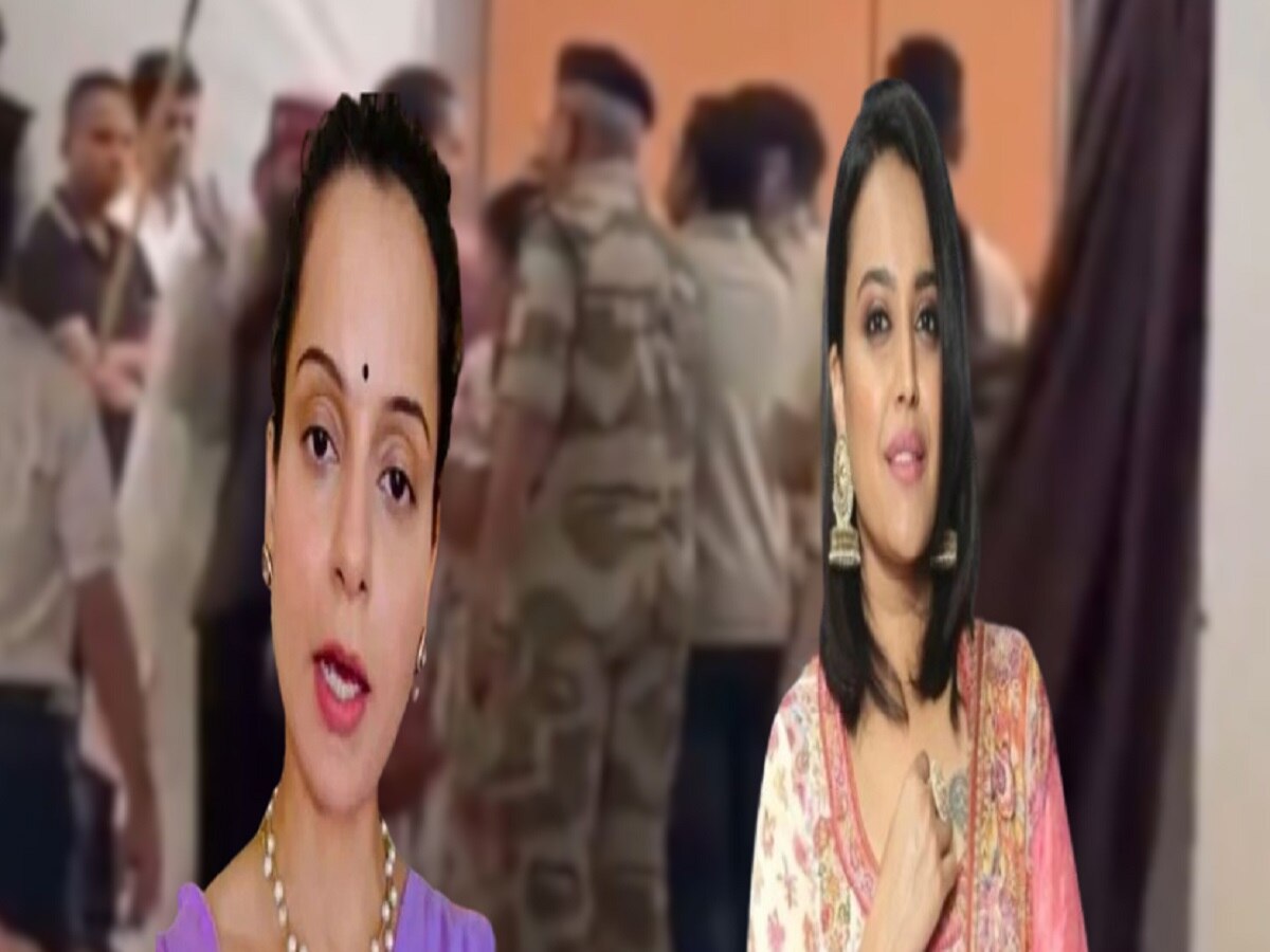 entertainment actress swara bhaskar reaction on mandi mp kangana ranaut ...
