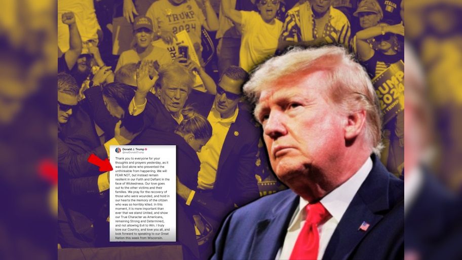 Donald Trump : 'आम्ही घाबरणार नाही, देवाने आम्हाला...', जीवघेण्या ...