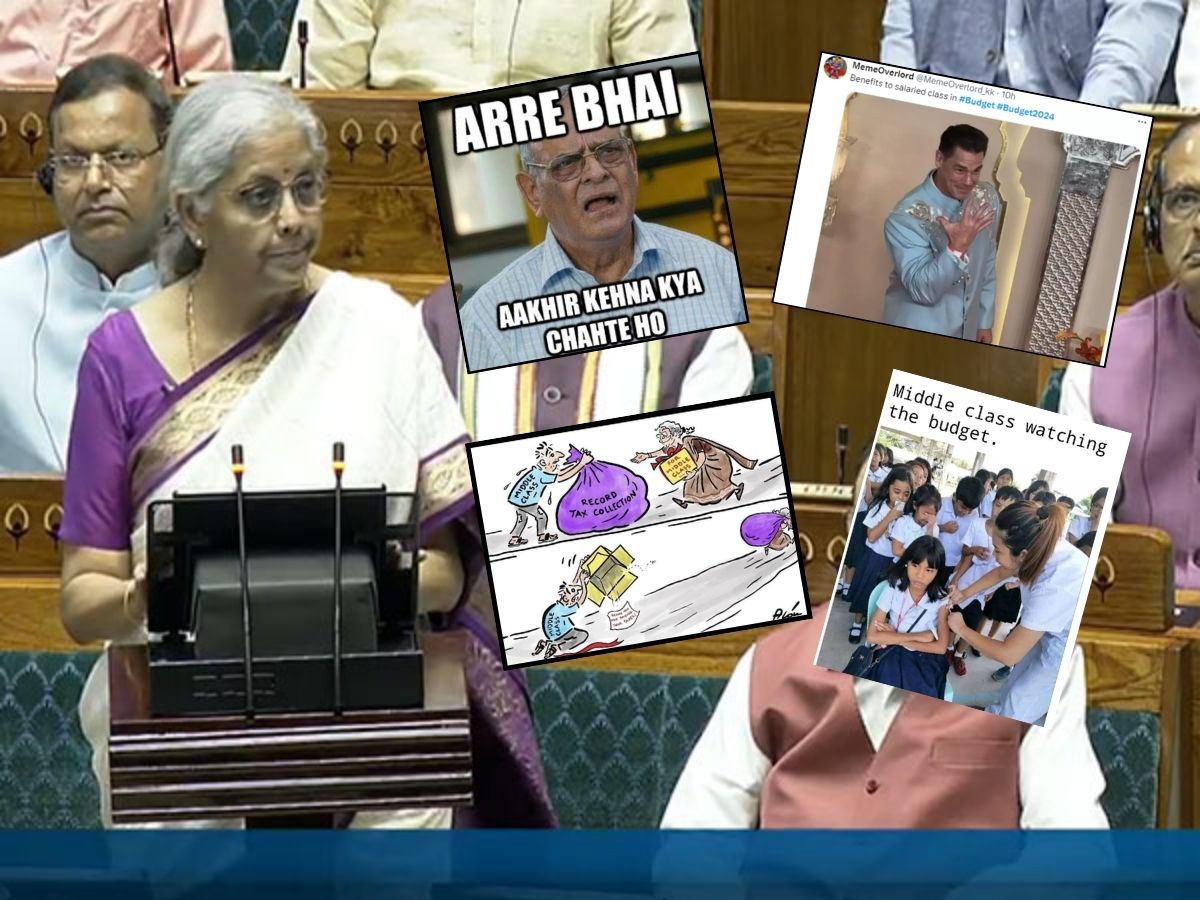 union budget 2024 middle-class memes flood on internet social media nirmala sitharaman ...