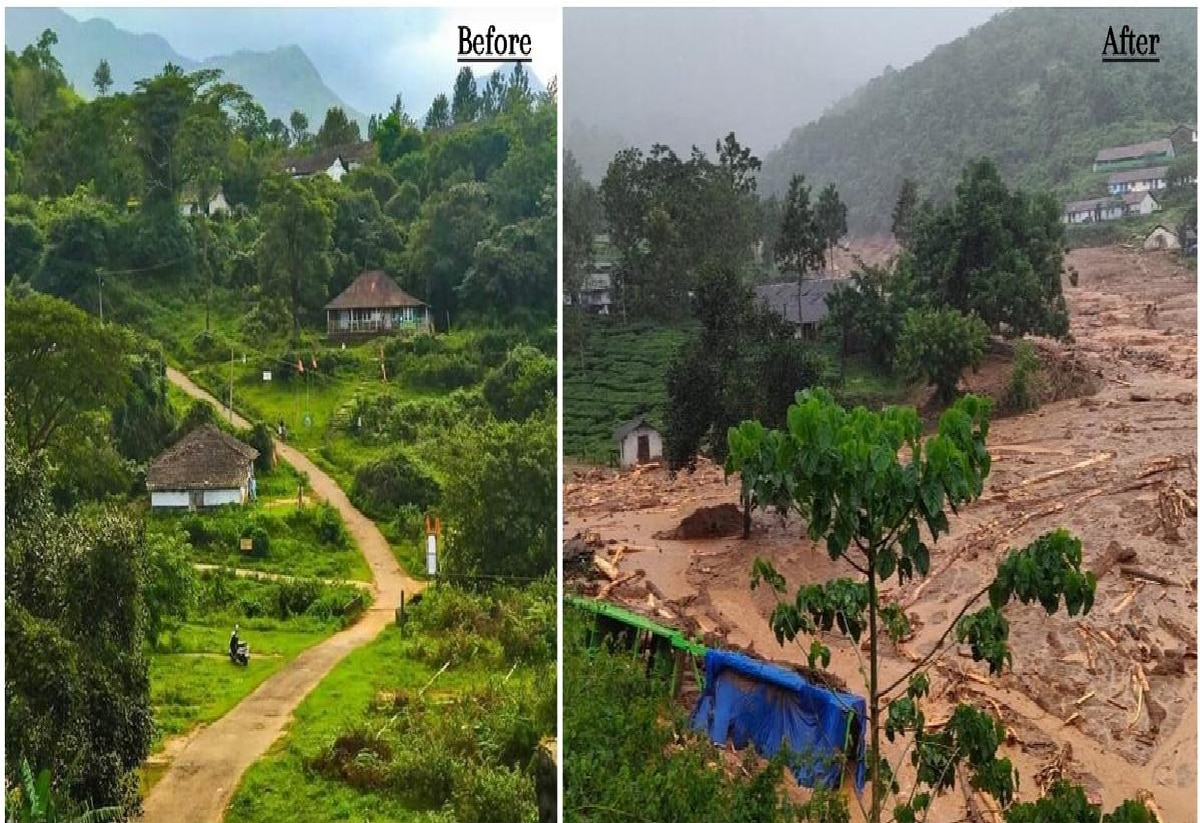Kerala Wayanad Landslide :...अन् क्षणात होत्याचं नव्हतं झालं ...