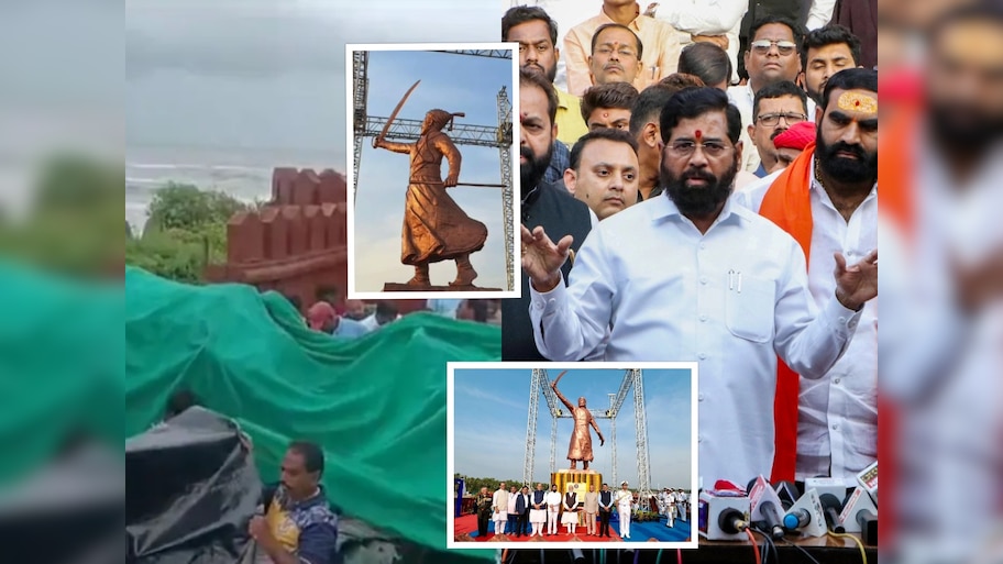 छत्रपती शिवाजी महाराजांचा पुतळा नेमका कसा पडला? CM एकनाथ शिंदेंनी ...
