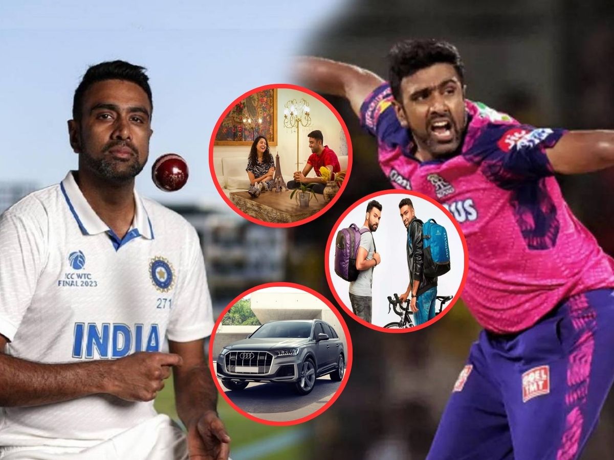 अलिशान बंगला, रोल्स रॉईससारख्या लक्झरी कार... आर अश्विन आहे इतक्या ...