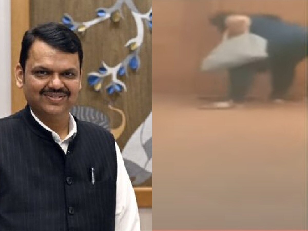 उपमुख्यमंत्री देवेंद्र फडणवीसांच्या मंत्रालयातील कार्यालयाची अज्ञात महिलेकडून तोडफोड | Unknown ...
