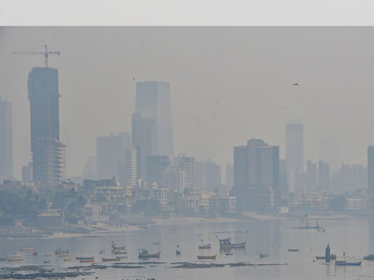 Mumbai Air Pollution : विषय गंभीर; फटाक्यांमुळं वाढलं मुंबईतील प्रदूषण ...