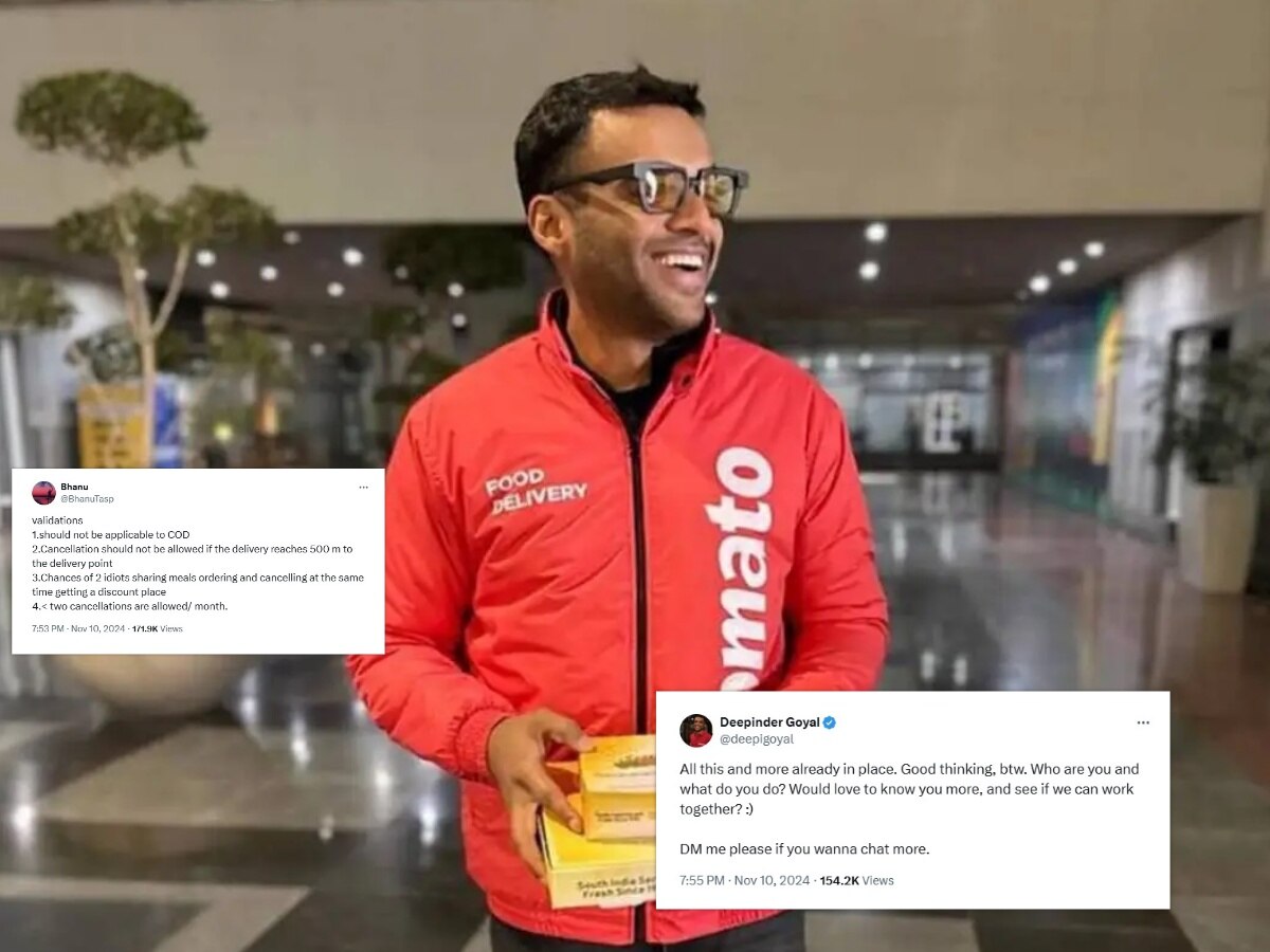 याला म्हणतात नशीब! Zomato च्या CEO ने थेट एक्सवरुन दिली नोकरीची ऑफर, म्हणाला 'चल एकत्र काम ...