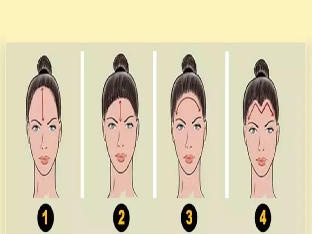 Forehead Personality Test: काय? कपाळाचा आकारही सांगतो तुमच्या मनात ...