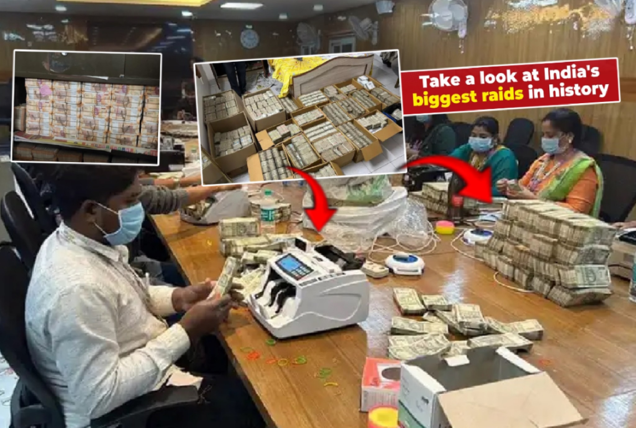 सर्वात मोठी Income Tax धाड! 36 मशिन्सने 10 दिवस मोजल्या नोटा, ट्रकने ...