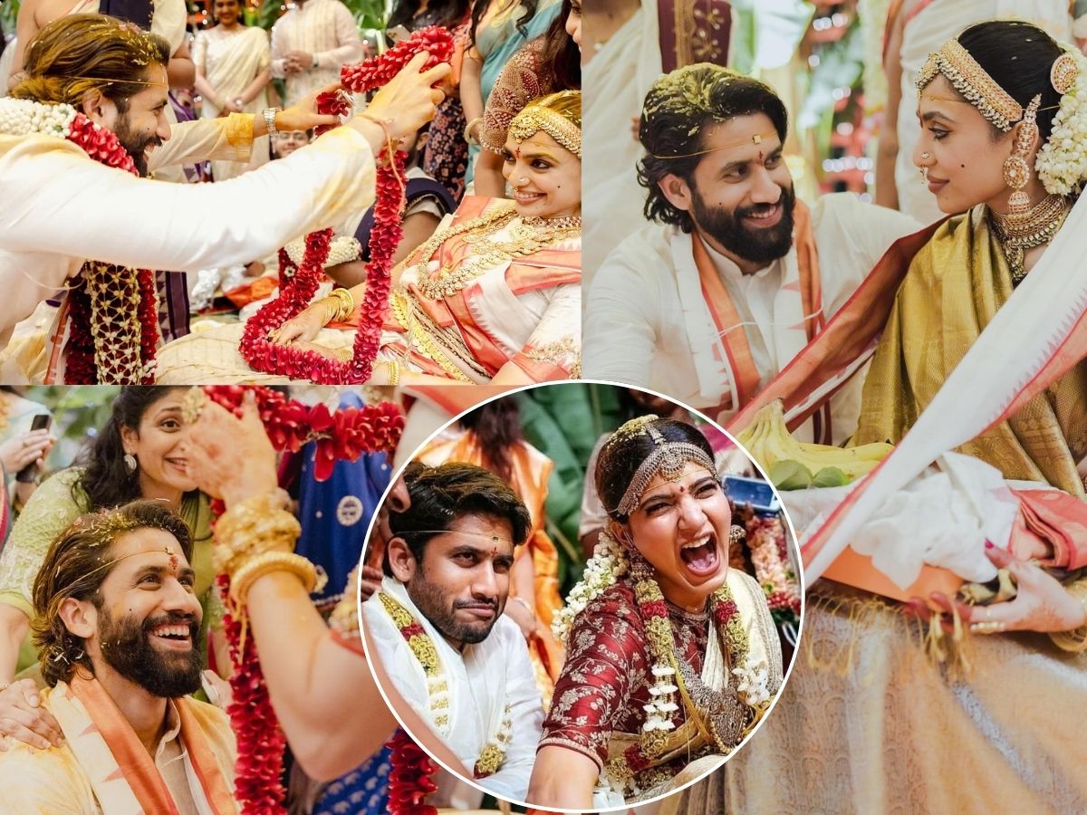 Naga Chaitanya Sobhita Dhulipala Wedding Photo : नागा चैतन्य आणि शोभिता धुलिपालानं दाखवले ...