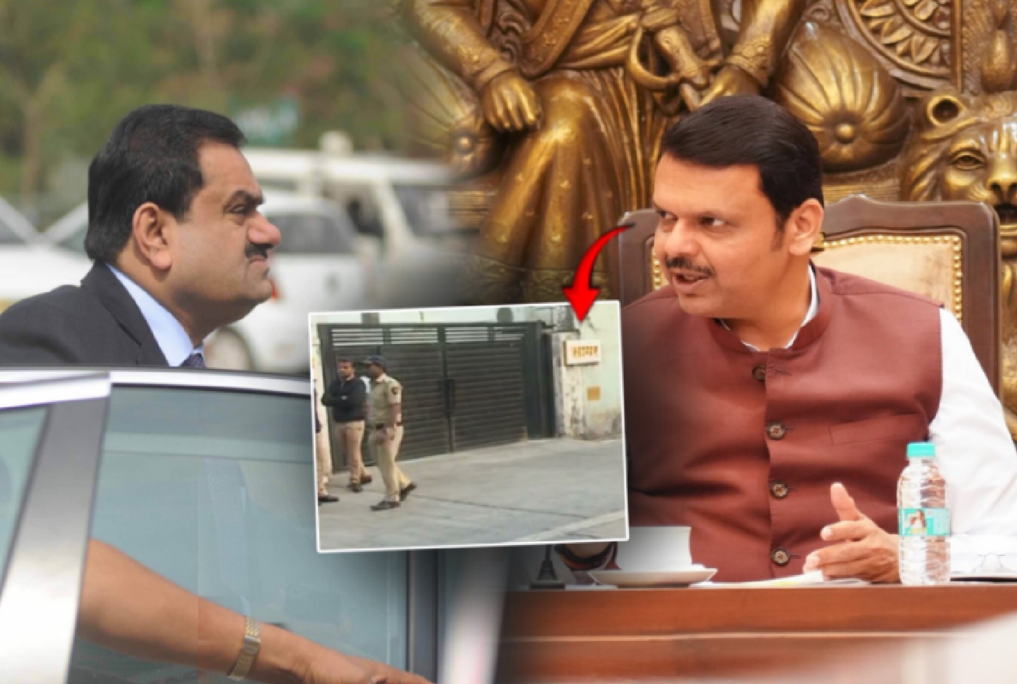 मोठी बातमी! CM फडणवीसांच्या भेटीसाठी गौतम अदानी 'सागर'वर; चर्चांना उधाण | businessman gautam ...