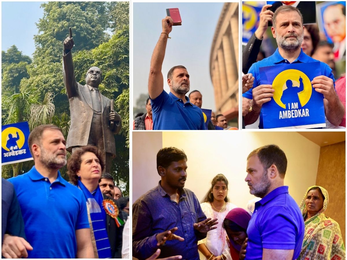 राहुल गांधींनी निळ्या रंगाचं टीशर्ट घालून दिला अनोखा संदेश; What is the ...