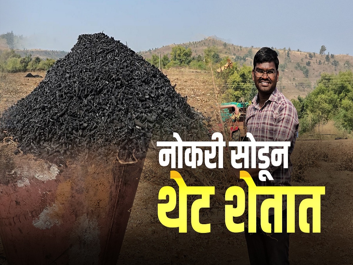 IIT ची नोकरी सोडून इंजिनियर राबतोय शेतात; विदर्भातील शेतकऱ्यांच्या ...