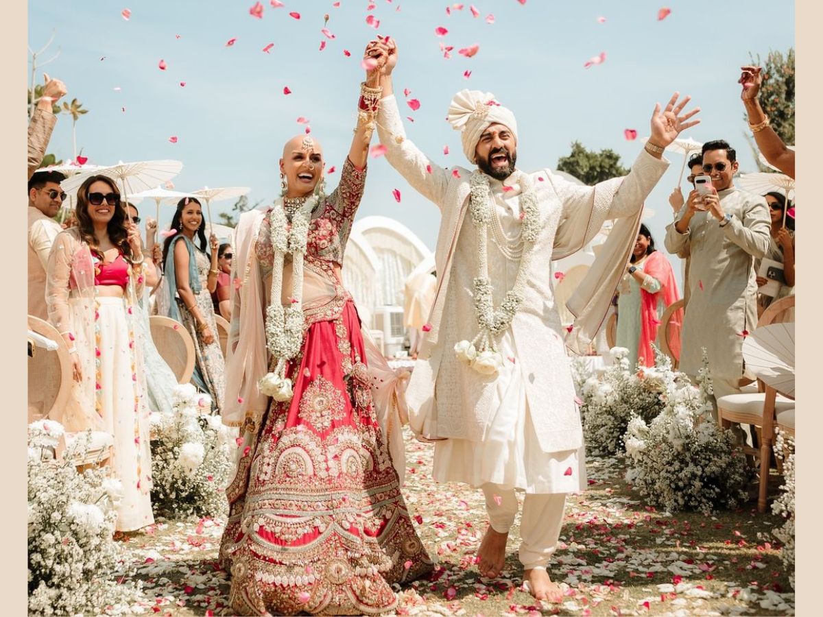 'टकली' म्हणून हिणवणाऱ्यांची बोलती बंद! निहार सचदेवाचा ब्रायडल लूक पाहून ...