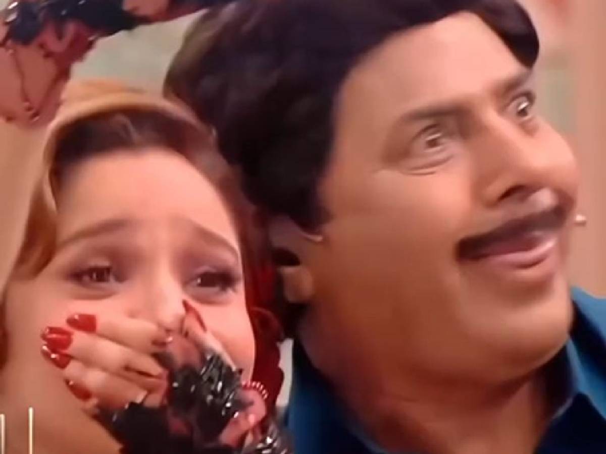 sudesh lehri made fun of udit narayan kiss controversy recreate scene with actress ankita ...