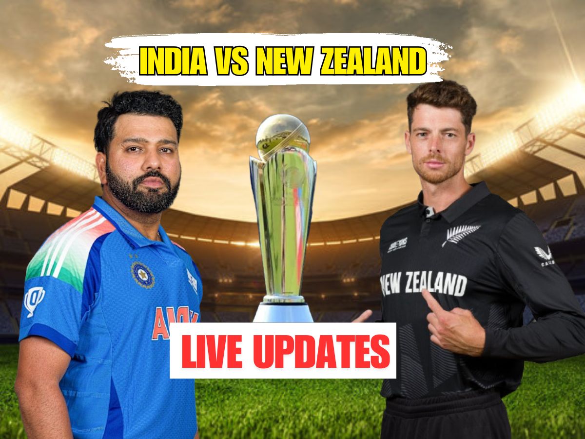 IND vs NZ Live Score Champion Trophy 2025 India Vs New Zealand Live ...