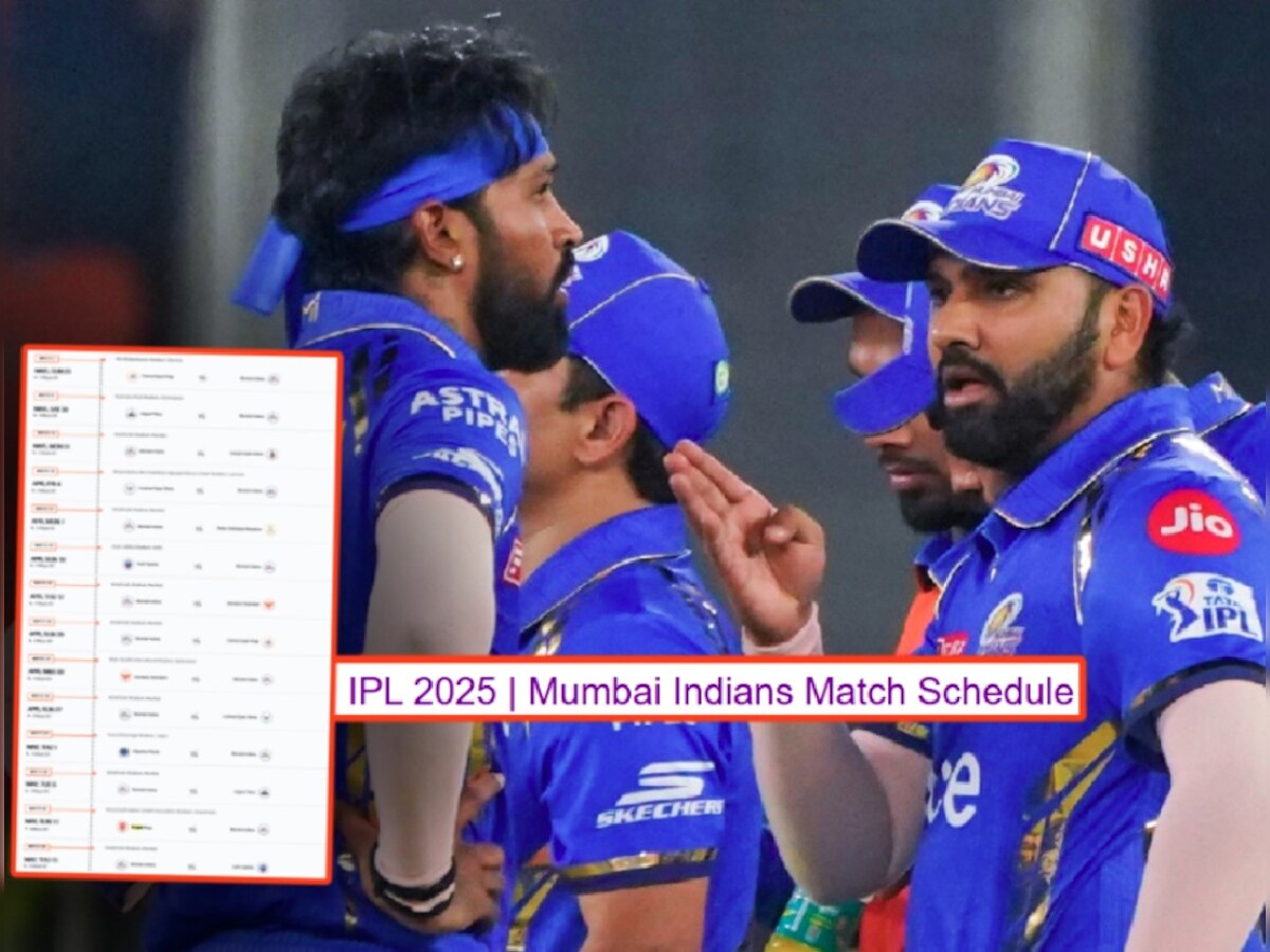 IPL 2025 Mumbai Indians Match Schedule Timings venues | IPL 2025 ...