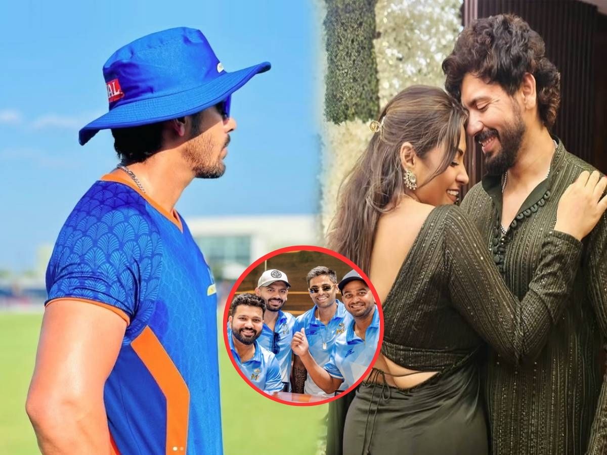 marathi actress kajal kate husband pratik kadam work as fitness coach for mumbai indians ipl ...