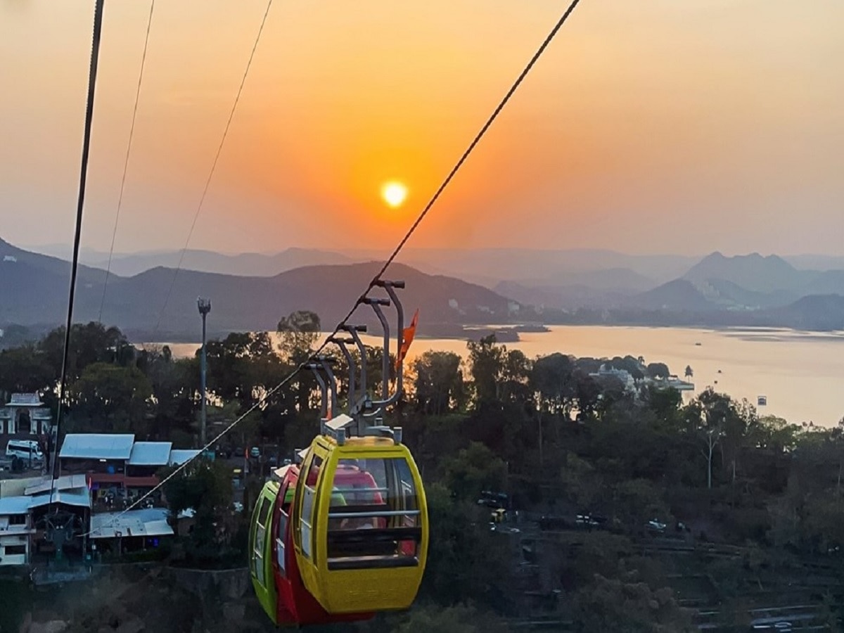 Ropeway In Dapoli Maharashtra Maharashtra's first ropeway over sea Goa Fort to Suvarnadurg Fort ...