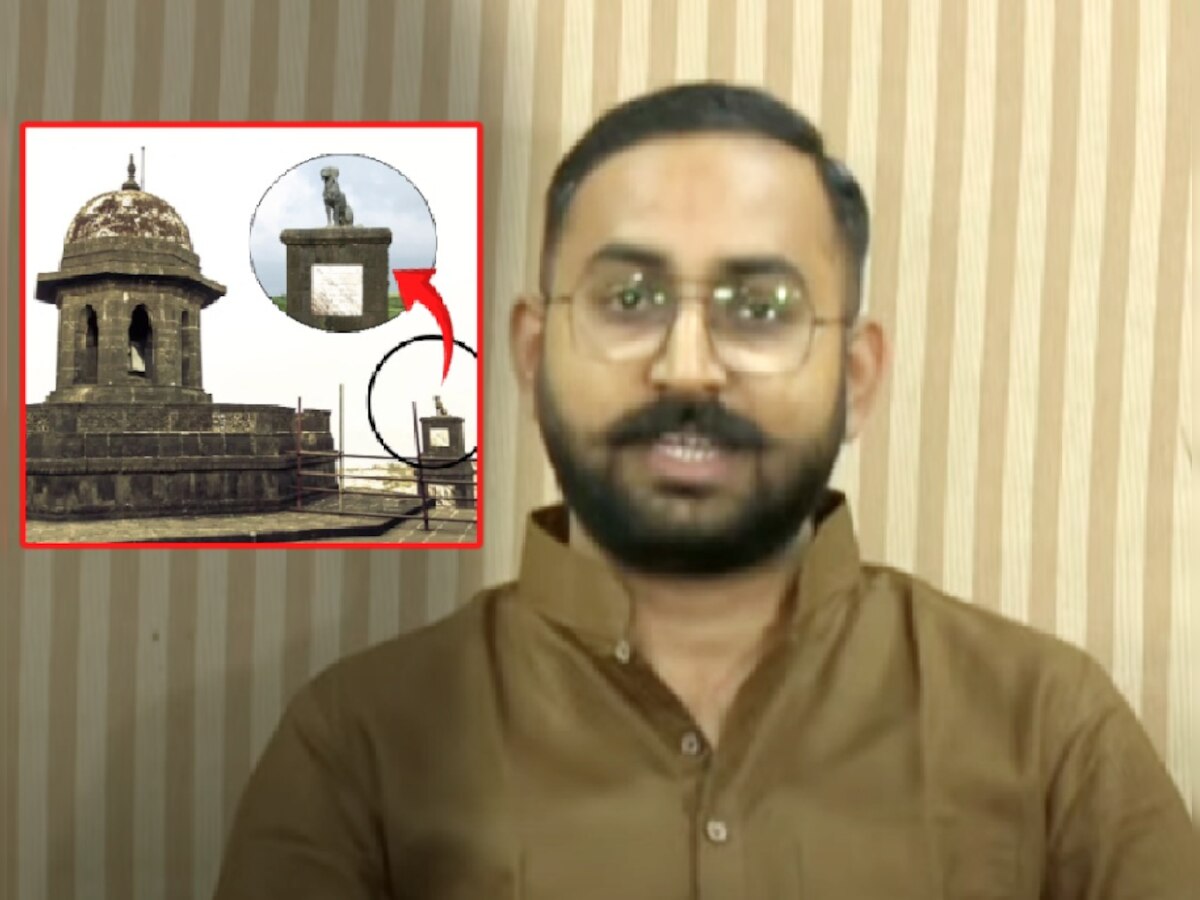 Bhushansingh raje holkar on raigad waghya dog memorial and holkar ...