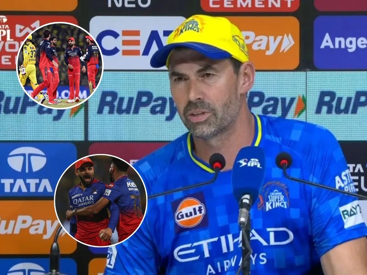 IPL 2025 CSK head coach Stephen Fleming gets angry over question after loss against RCB | 'आपण ...