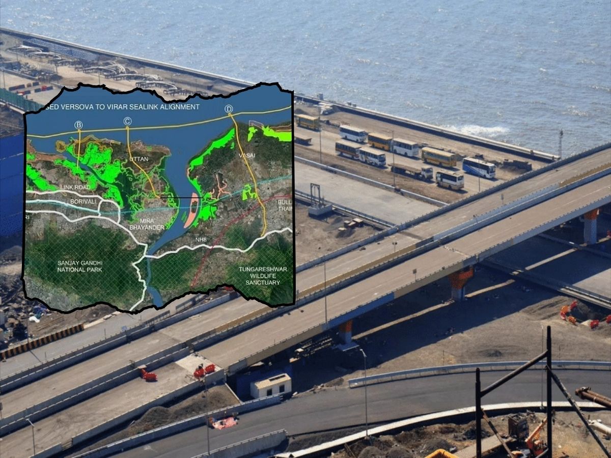 Nariman Point to Virar in 1 hours Uttan-Virar Sea Link project to ...