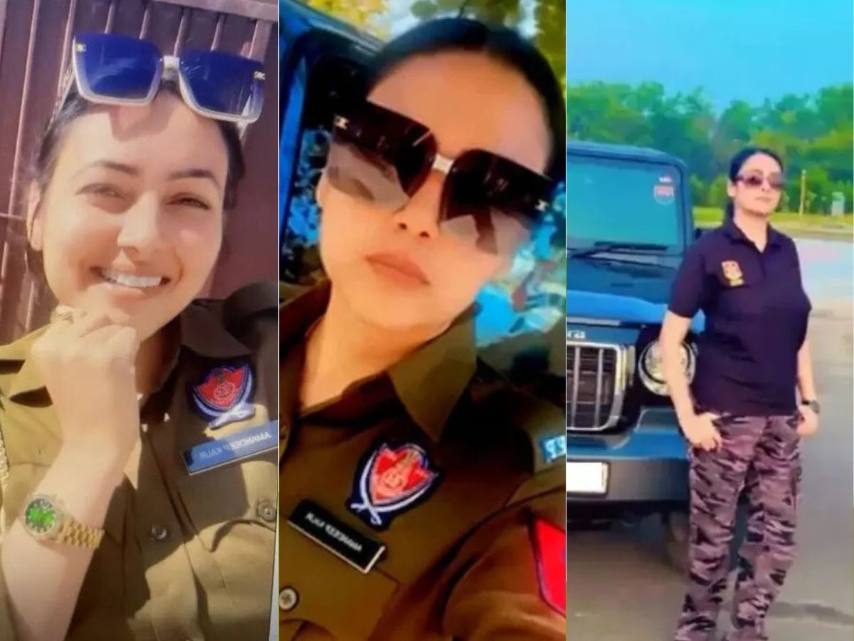 Punjab Woman Police Constable Amandeep Kaur arrested with 17 grams of heroin | Instagram वरील ...