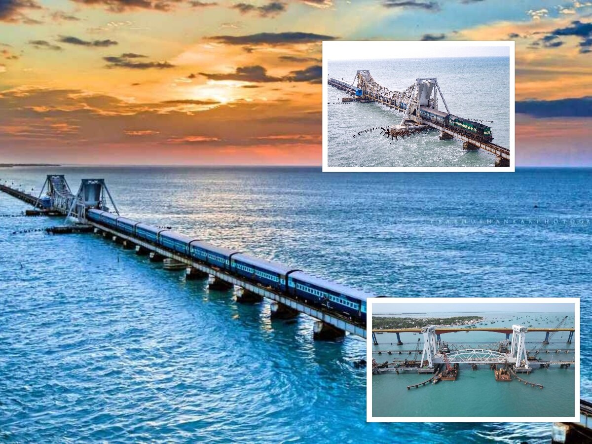 New Pamban Bridge PM Narendra Modi Launches Indias First Vertical Lift ...
