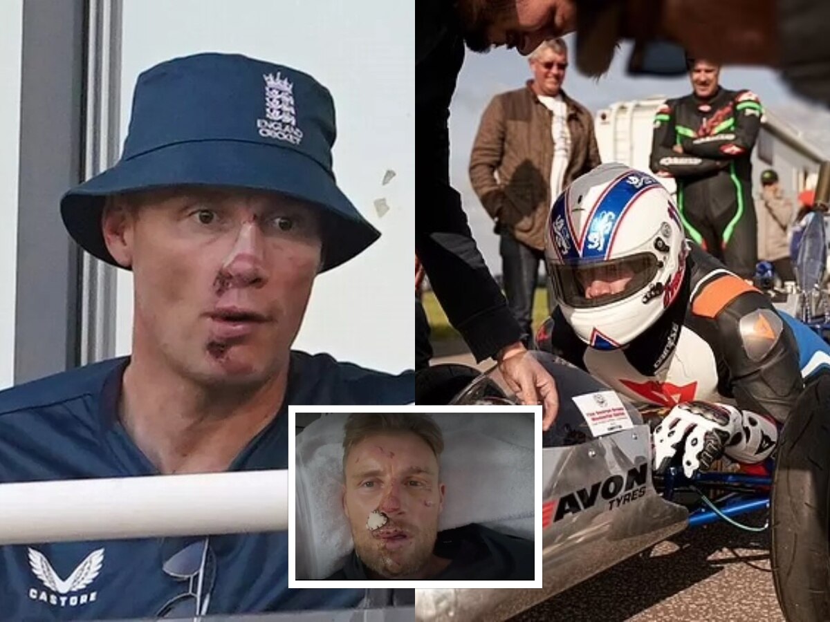 Former England all rounder Andrew Flintoff met with horrific car crash ...