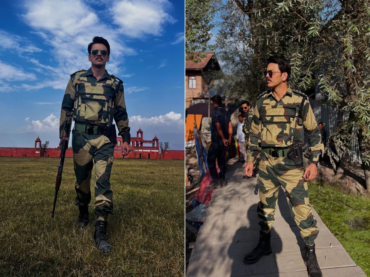 Lalit Prabhakar First Bollywood Movie Ground Zero; सैनिकाच्या रुपात दिसतोय मराठमोळा अभिनेता ...