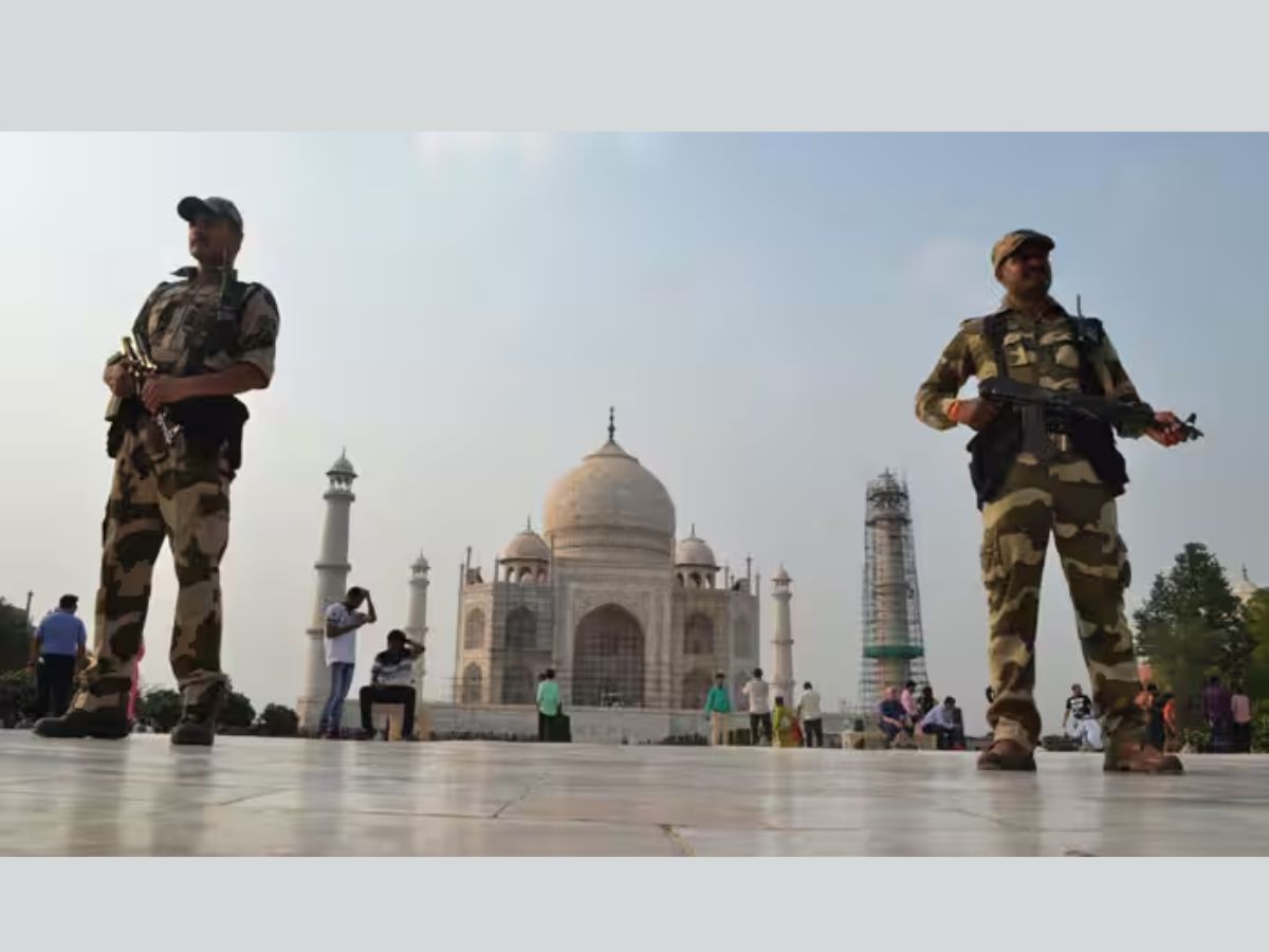 India Pakistan War Taj Mahal Security on High Alert After Lahore Attack ...