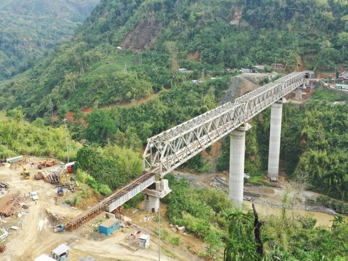 Noney bridge in Manipur Indian Railways World Record Highest railway ...