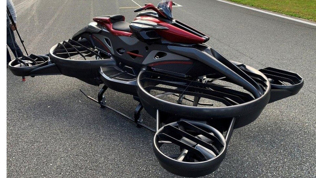 Auto news world first flying bike XTURISMO hoverbike flying price speed ...