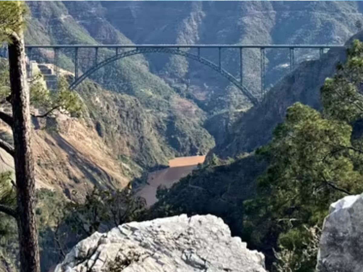 Worlds Highest Railway Arch Connecting Kashmir to India connection ...