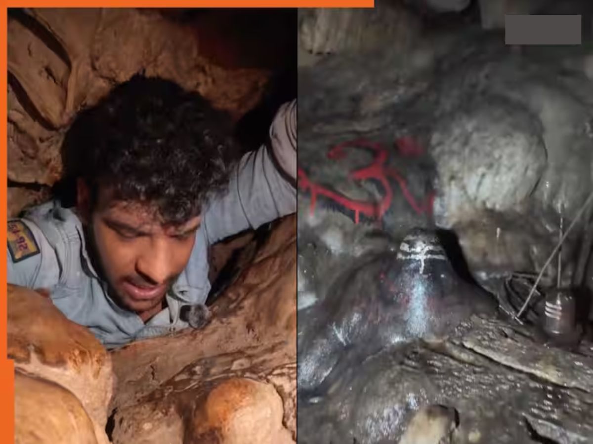 Man somehow entered in mysterious cave named mahadev ki gufa see what ...